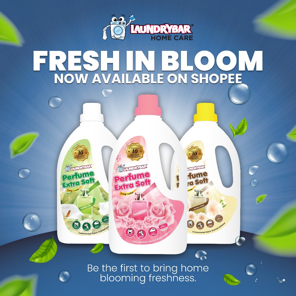 LaundryBar Fresh In Bloom Fabric Softener 2L | Shopee Malaysia