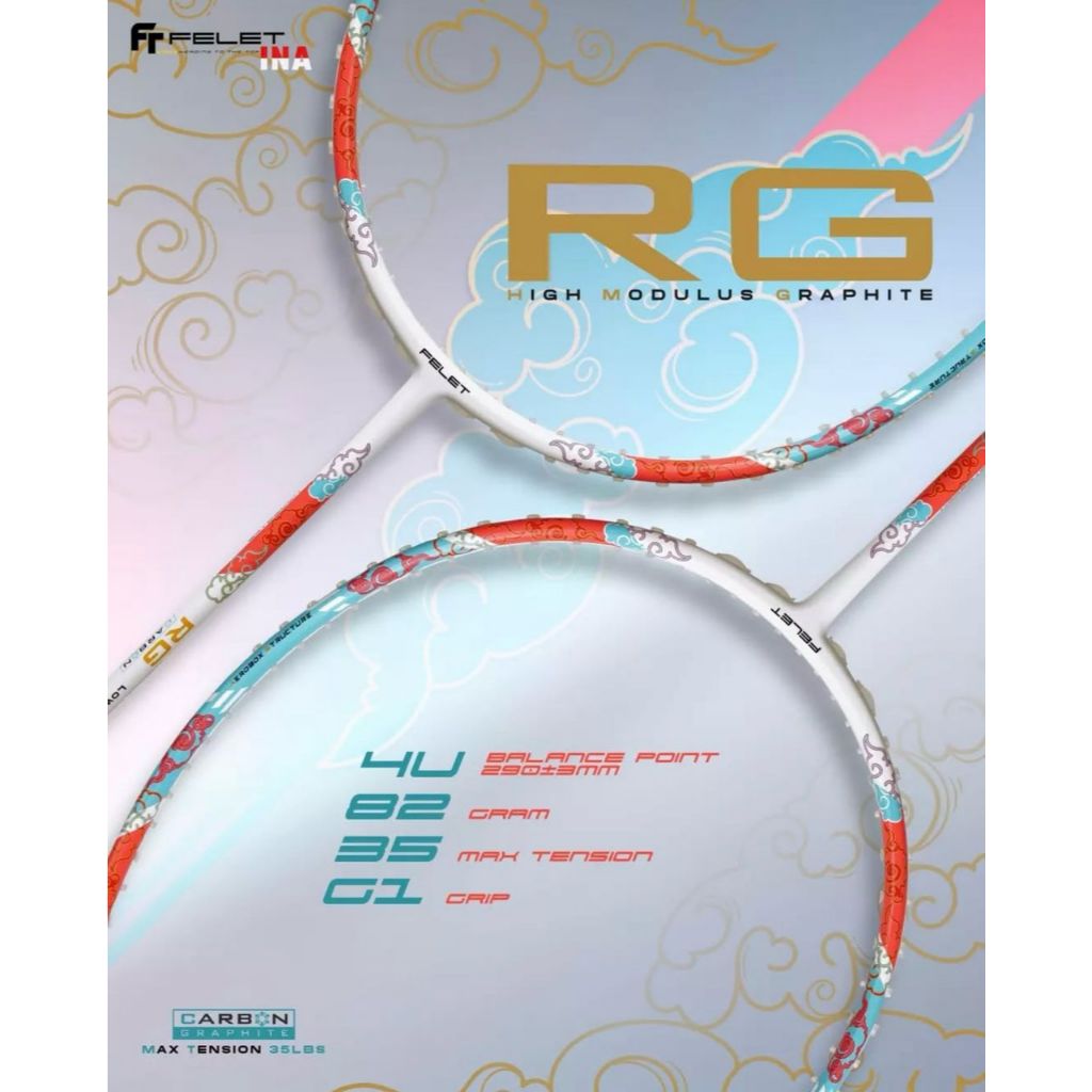 FELET Racket RG LOW VIBRATION ( 100% Original ) | Shopee Malaysia