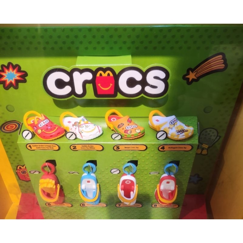 💯Original Mcdonald Happy Meal Crocs Miniature Keychain (💯正品Authentic ...