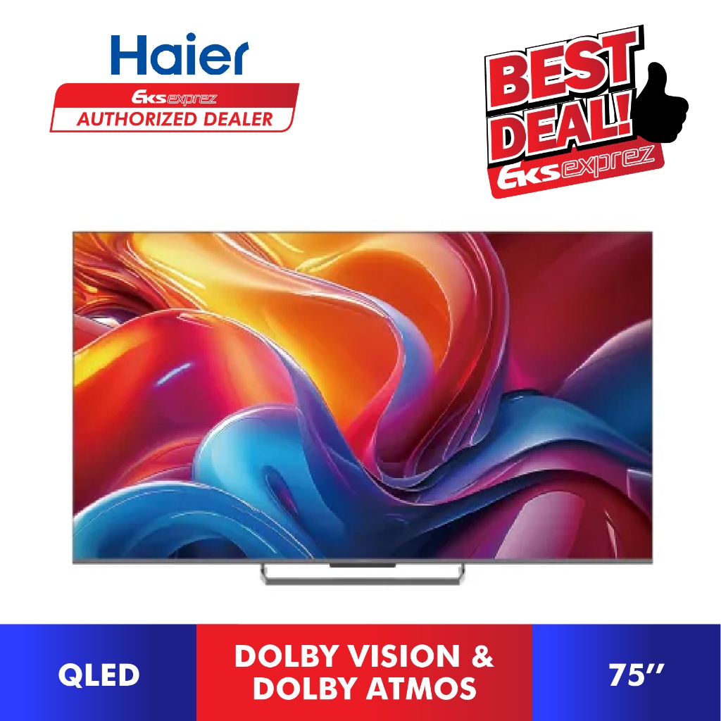 Haier 75 ''UHD QLED 4K HDR Google TV H75S90EUX | Shopee Malaysia