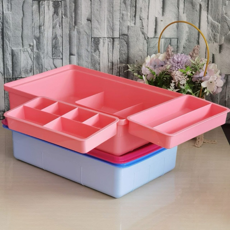Tupperware Rectangular Fun Hobby Keeper Tool Box Fishing Box Sewing Kit ...