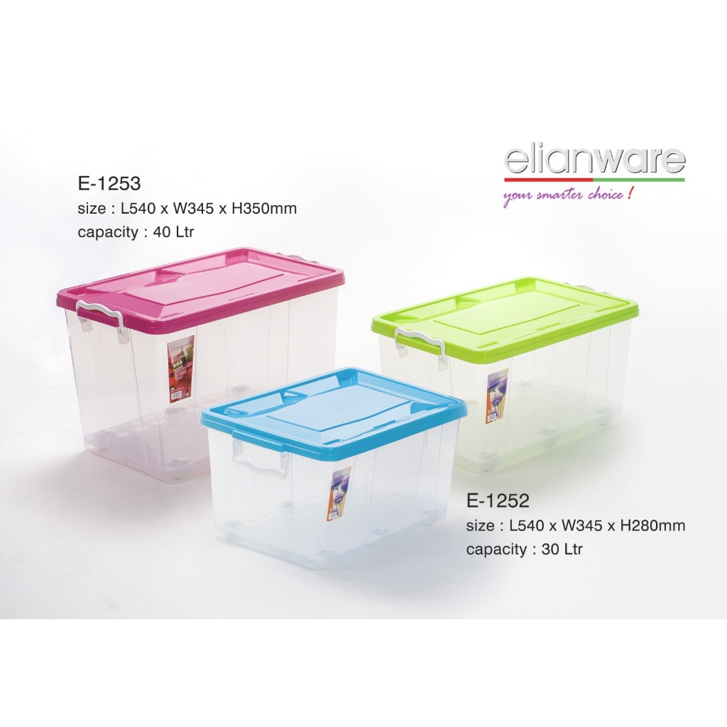 Elianware storage box 30L,40L,50L | Shopee Malaysia
