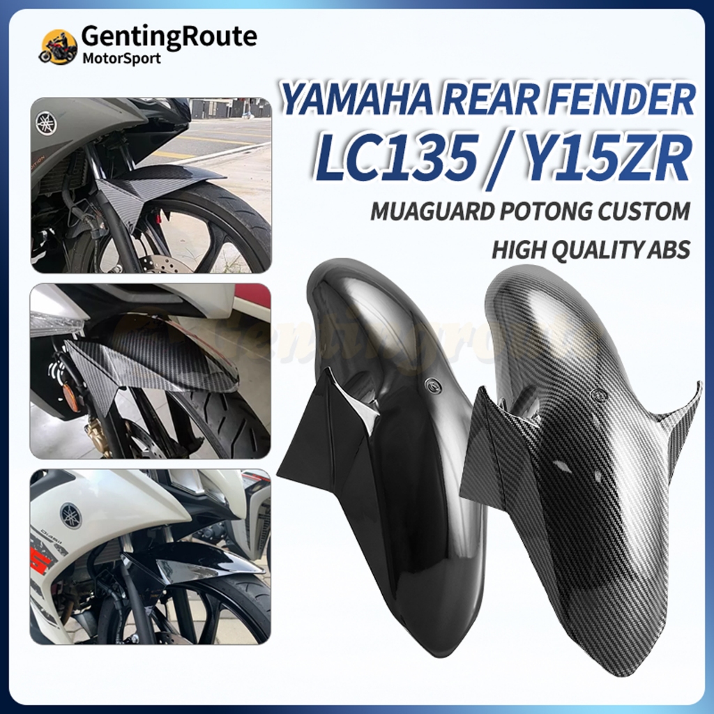Y15 LC135 Custom Fender PNP Front Fender Cover Mudguard Maguard Black ...
