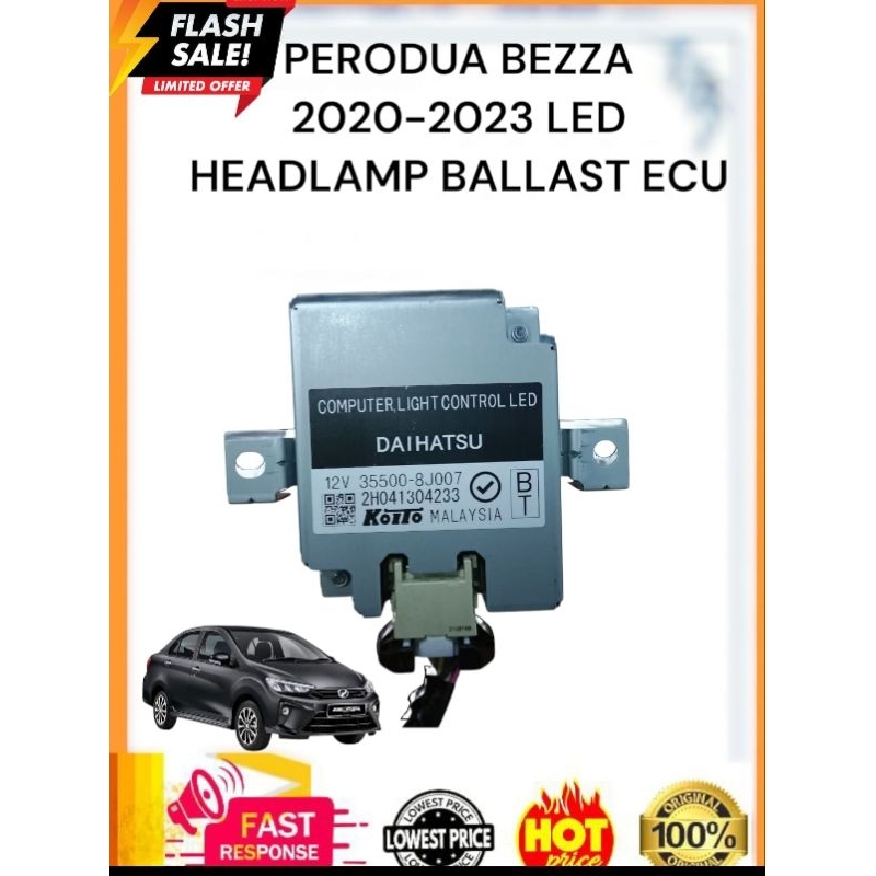 PERODUA BEZZA 2020-2024 ECU LED HEADLAMP MODULE UNIT ( KAITO ) BALLAST ...