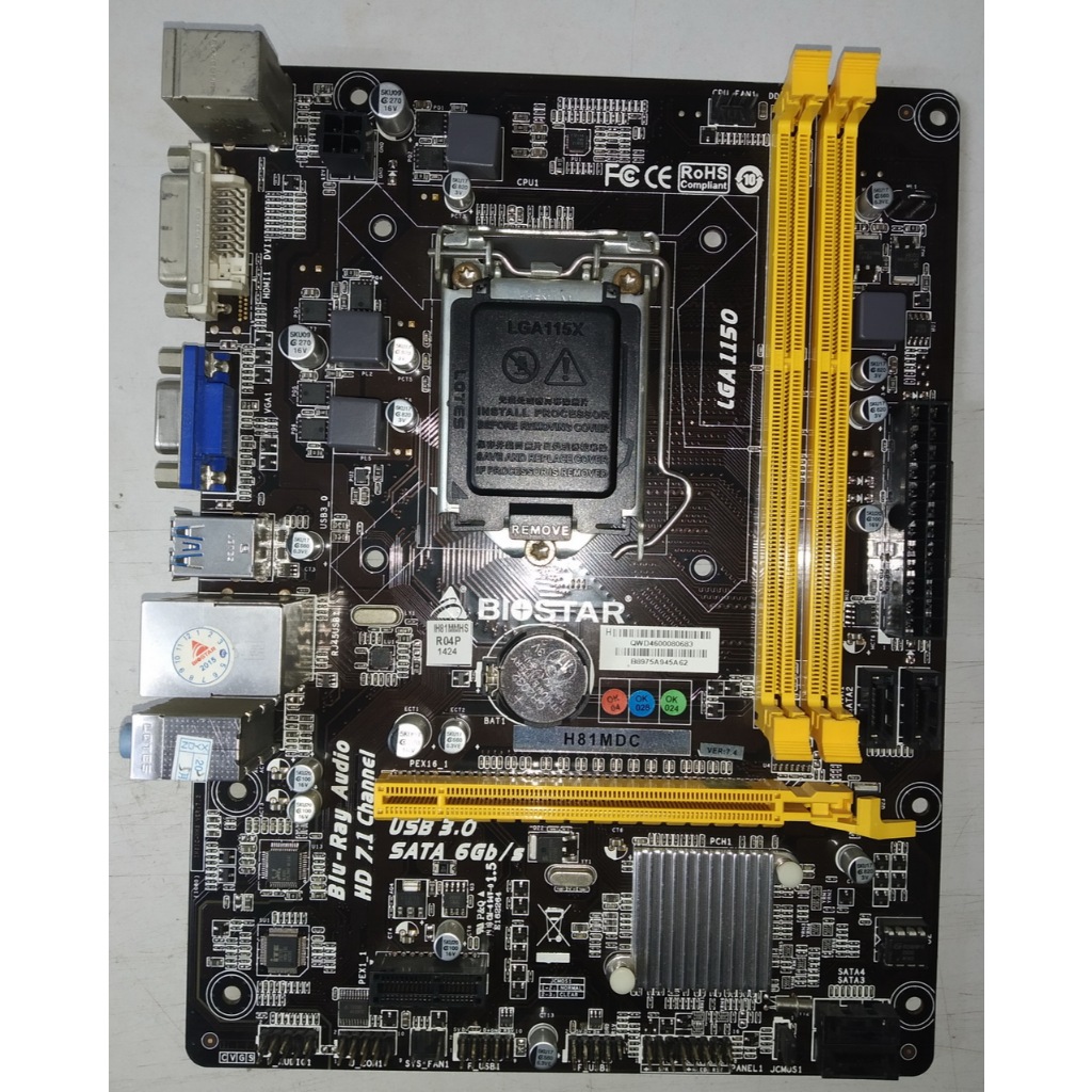 Intel LGA1150 H81 Motherboard PC | Shopee Malaysia