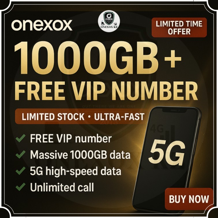 Xox Sim Card Onexox Simkad 1000GB VIP Number Special High Speed Data ...