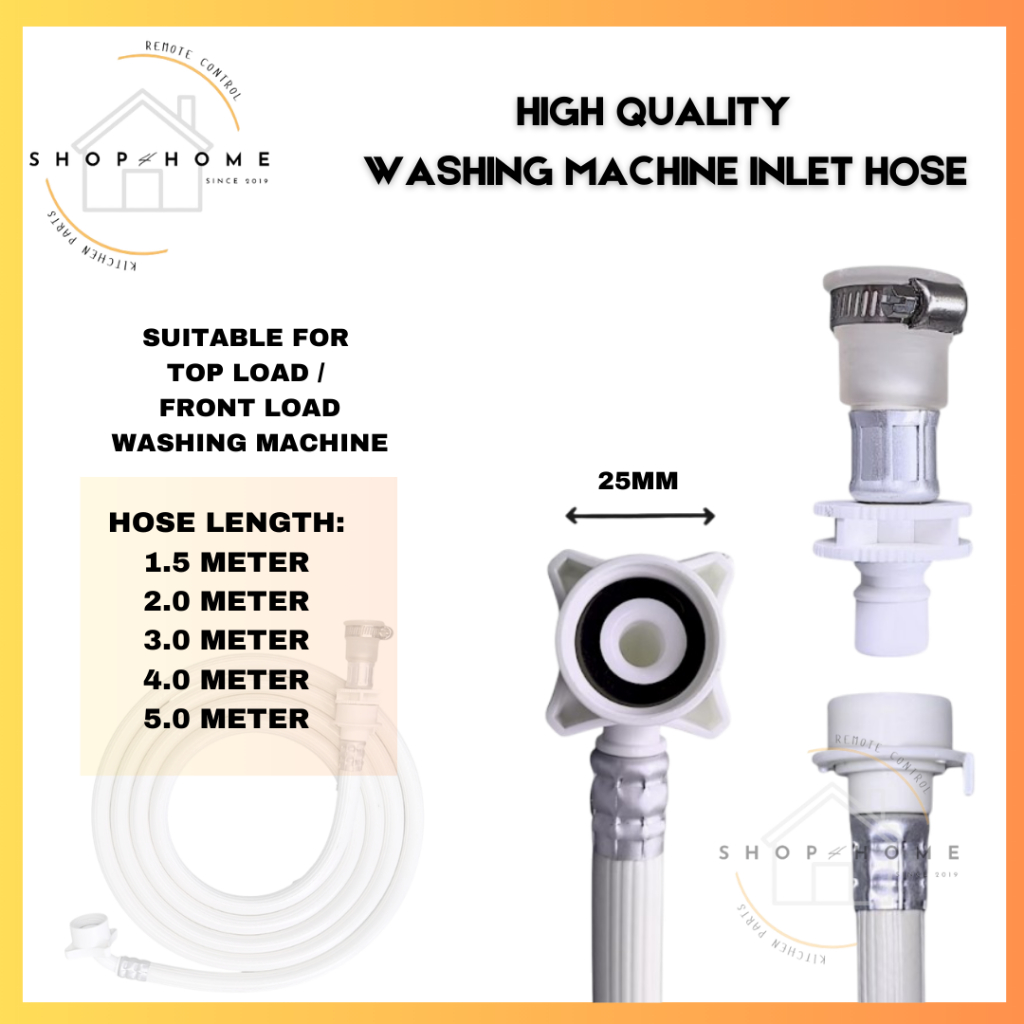 Washing Machine Inlet Hose Paip Masuk Air Mesin Basuh (1.5 Meter/2 ...