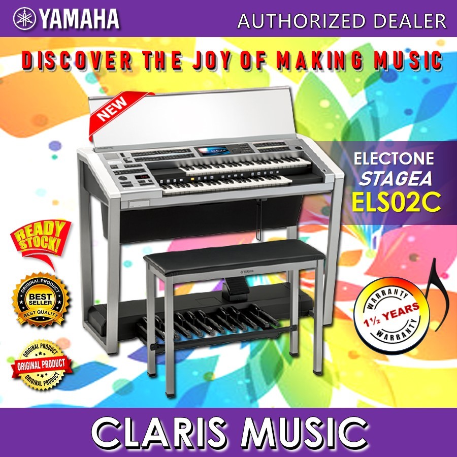 YAMAHA ELS-02C ELECTONE STAGEA-NEW UNIT! (ELS02C / ELS-02C / ELS02-C / ELS02 / ELS-02C / ELS-02 ...