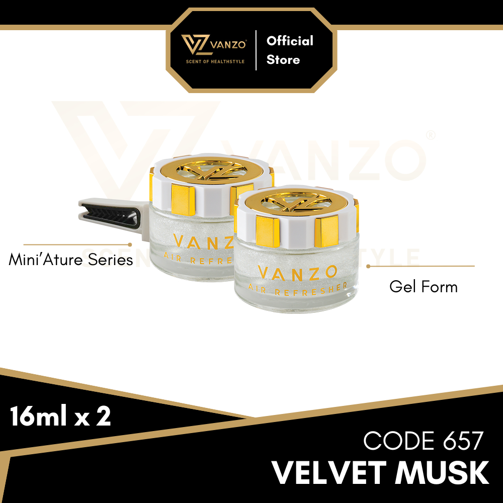 VANZO Miniature Series Car Perfume - 657 Velvet Musk 柔和麝香 | Shopee Malaysia