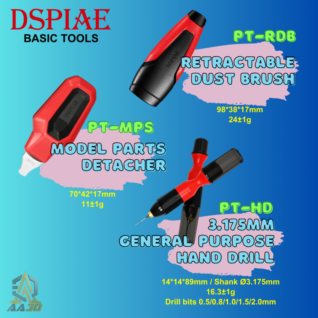 DSPIAE PT-RDB PT-MPS PT-HD PT-DK DK-B02 Dust Brush Model Parts Detacher ...