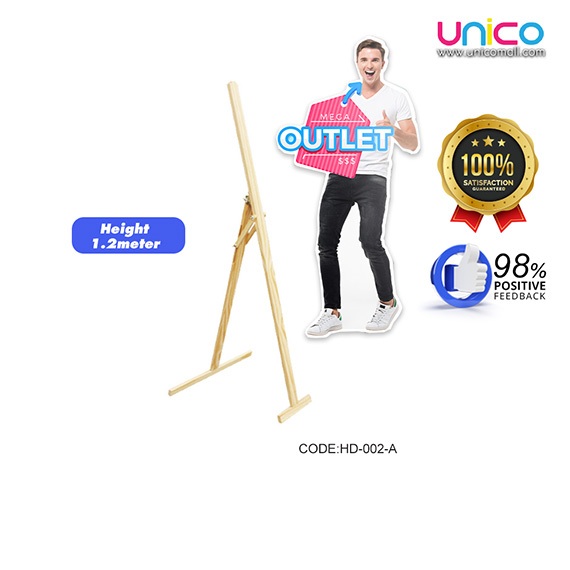 （1.5m/1.2m ) Wooden Human Standee Display – Custom Life-Size ...