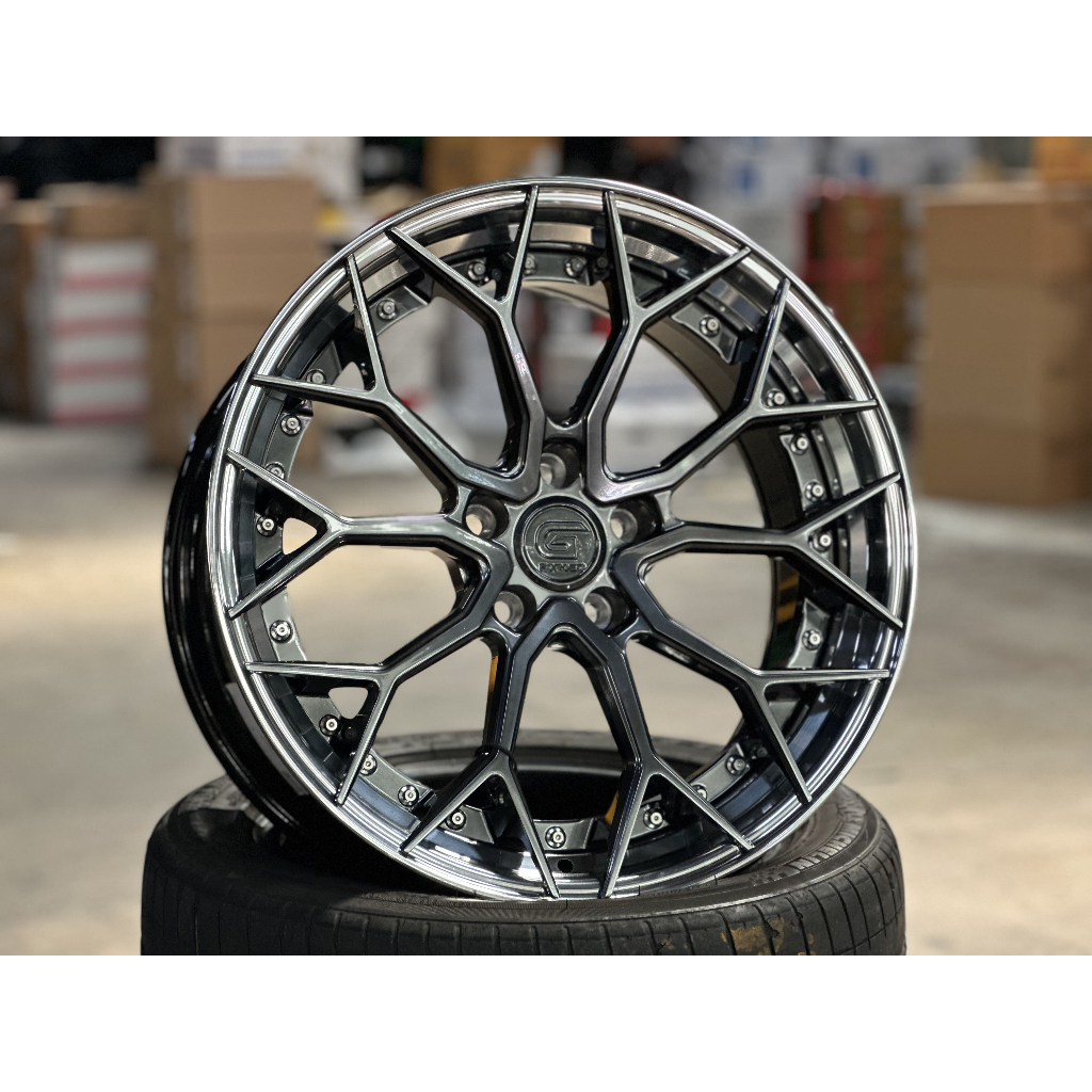 NEW 19X8.5J 19X9.5J G Forged GF05 Rim (set of 4) Polish 5X112 for ...