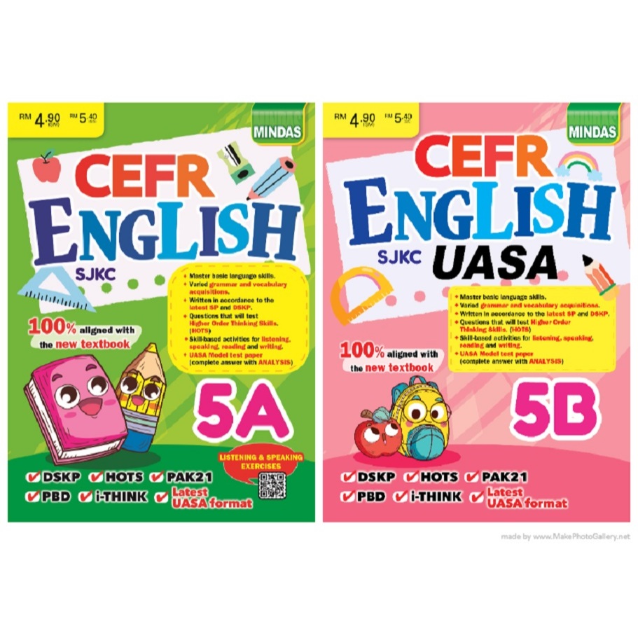 【2025 UASA】Mindas CEFR English Year 5 SJKC/ 英文 作业 5年级（5A&5B）SJKC ...