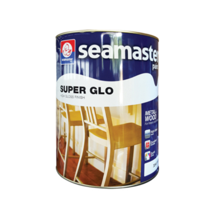SEAMASTER PAINT SUPER GLO 6600 HIGH GLOSS FINISH 1LITER 6613/6698/6604 ...