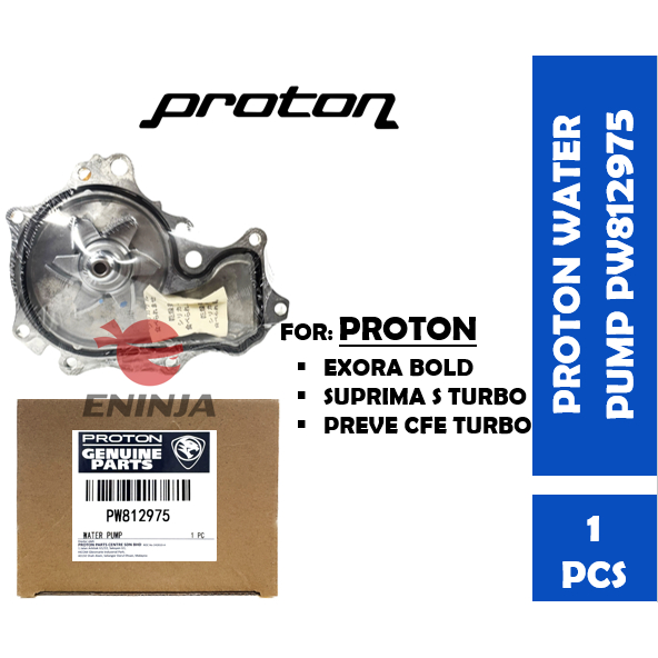 【READY STOCK】PROTON PW812975 Water Pump For Exora Bold Turbo/ Preve Cfe ...