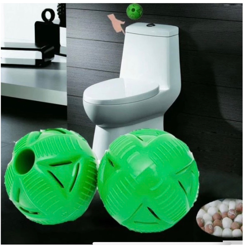 🇲🇾🐸Anti-Limescale Magic Toilet Ball Toilet Deodorant Cleaning Ball ...