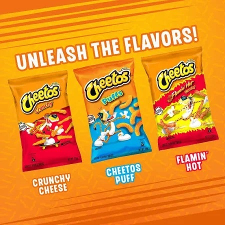 CHEETOS CRUNCHY CHEESY TREATS 60G (PUFFS / CHEESE) HALAL SNACKS CORN ...