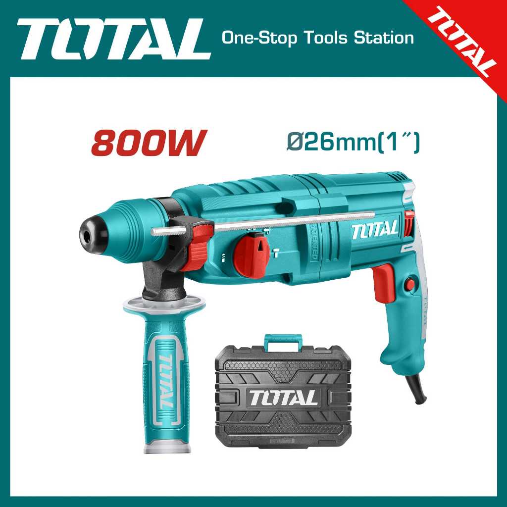 TOTAL Rotary hammer TH308268 | Shopee Malaysia