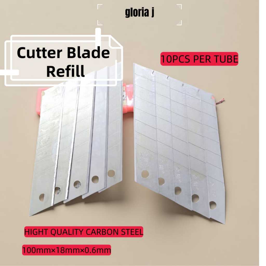 (READY STOCK)CUTTER BLADE REFILL 18MM/CUTTER REFILL /BLADE REFILL ...