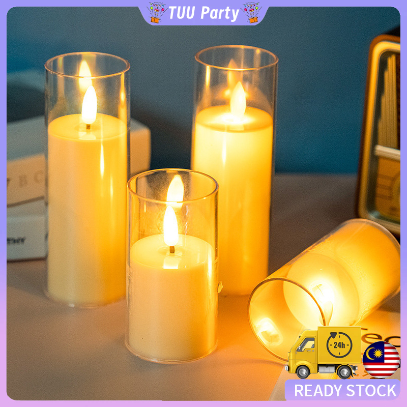 Swing Electric Candle Small Battery Powered Smokeless Flameless LED ...