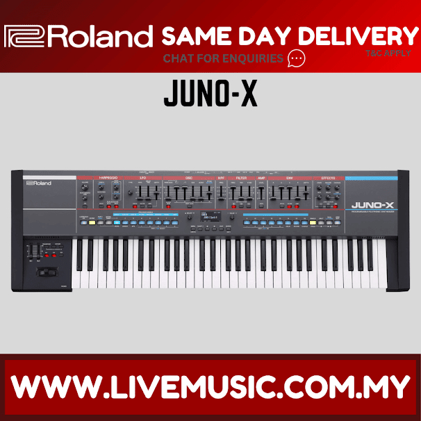 Roland JUNO-X Programmable Polyphonic Synthesizer ( JUNOX / JUNO X ) | Shopee Malaysia