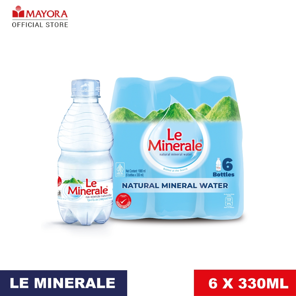 [BUNDLE OF 6] Le Minerale Water 6 x 330ml | Shopee Malaysia