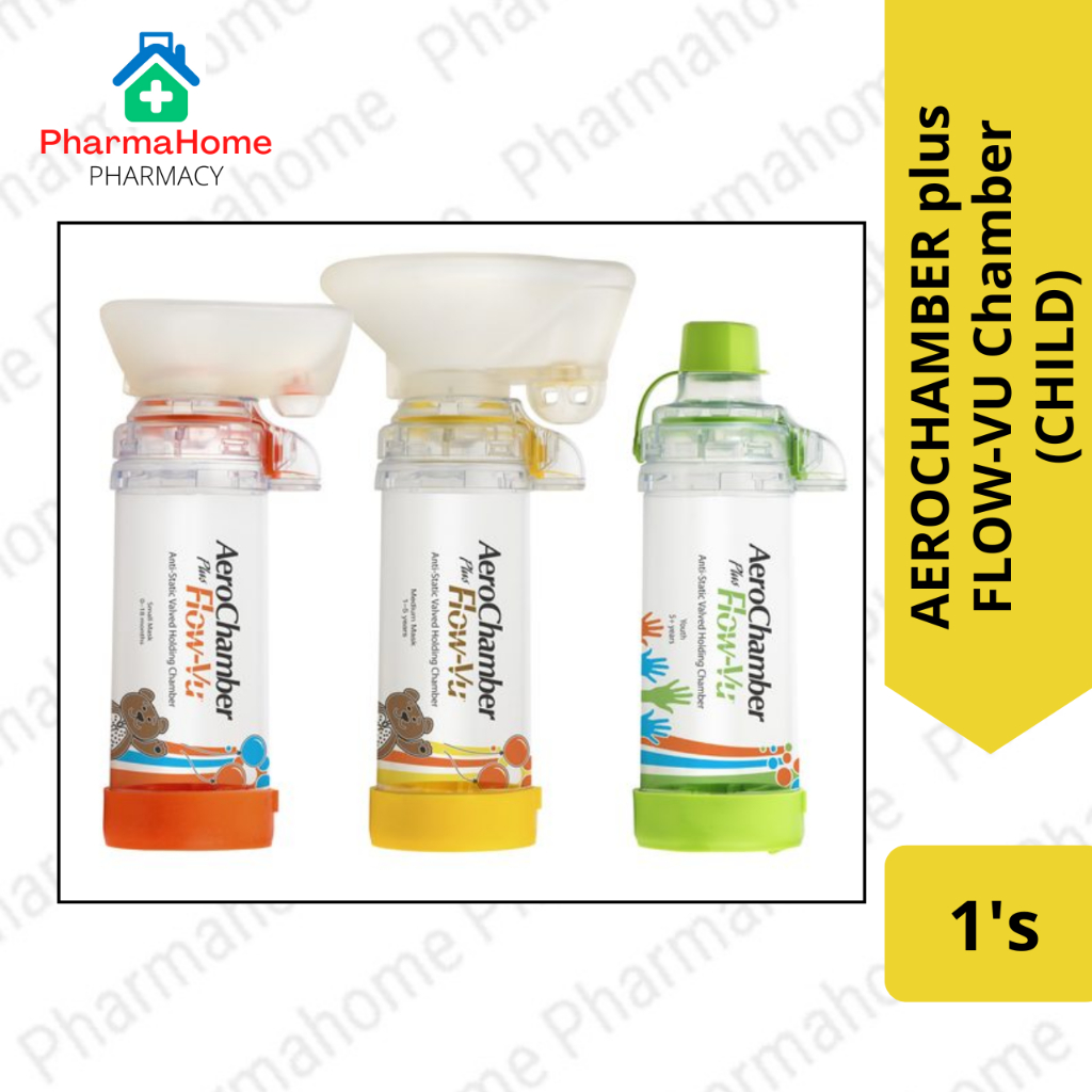 AEROCHAMBER plus FLOW-VU Chamber (Adult/Child) | Shopee Malaysia