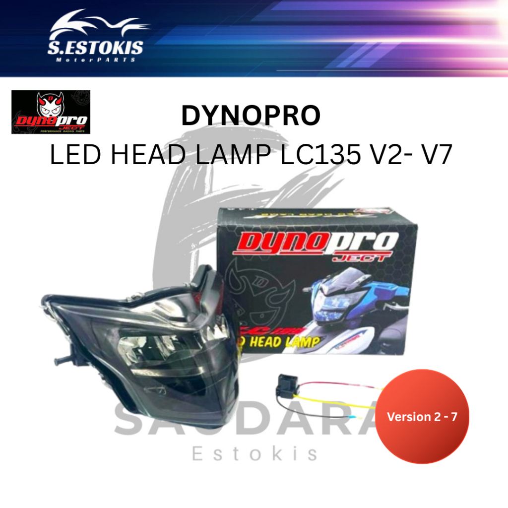 Dynopro Led Head Lamp Lampu LC135 V2- V7 / SRL115 F1 / WAVE100 / Y125ZR | Shopee Malaysia
