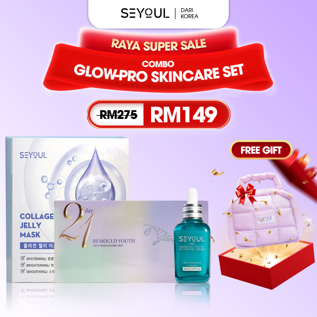 SEYOUL Glow-Pro Skincare Set, includes Advanced Youth Activating Serum ...