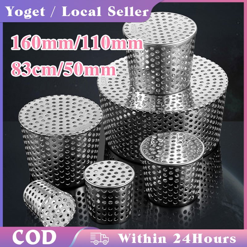 304 Stainless Steel Pipe Cover / Anti Blocking Roof Floor Drain Cover ...