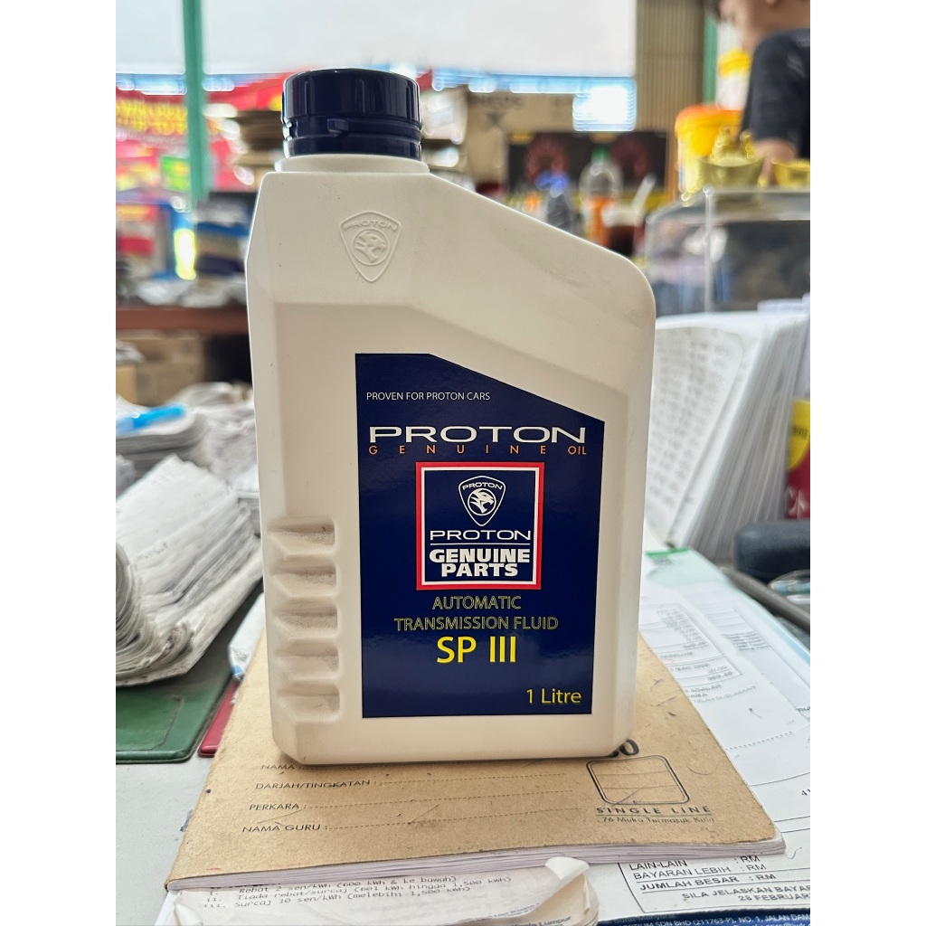 PROTON GENUINE OIL SP3 SP III ATF AUTOMATIC TRANSMISSION FLUID 1L ...