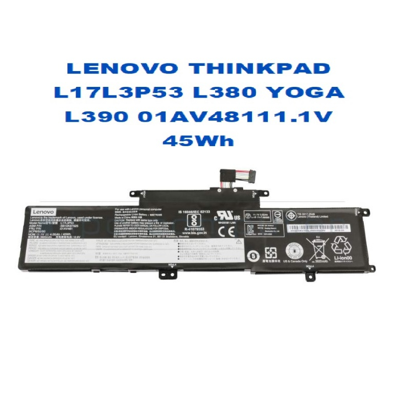 LENOVO THINKPAD L17L3P53 L380 YOGA L390 01AV481 SB10K97625 L17M3P55 ...