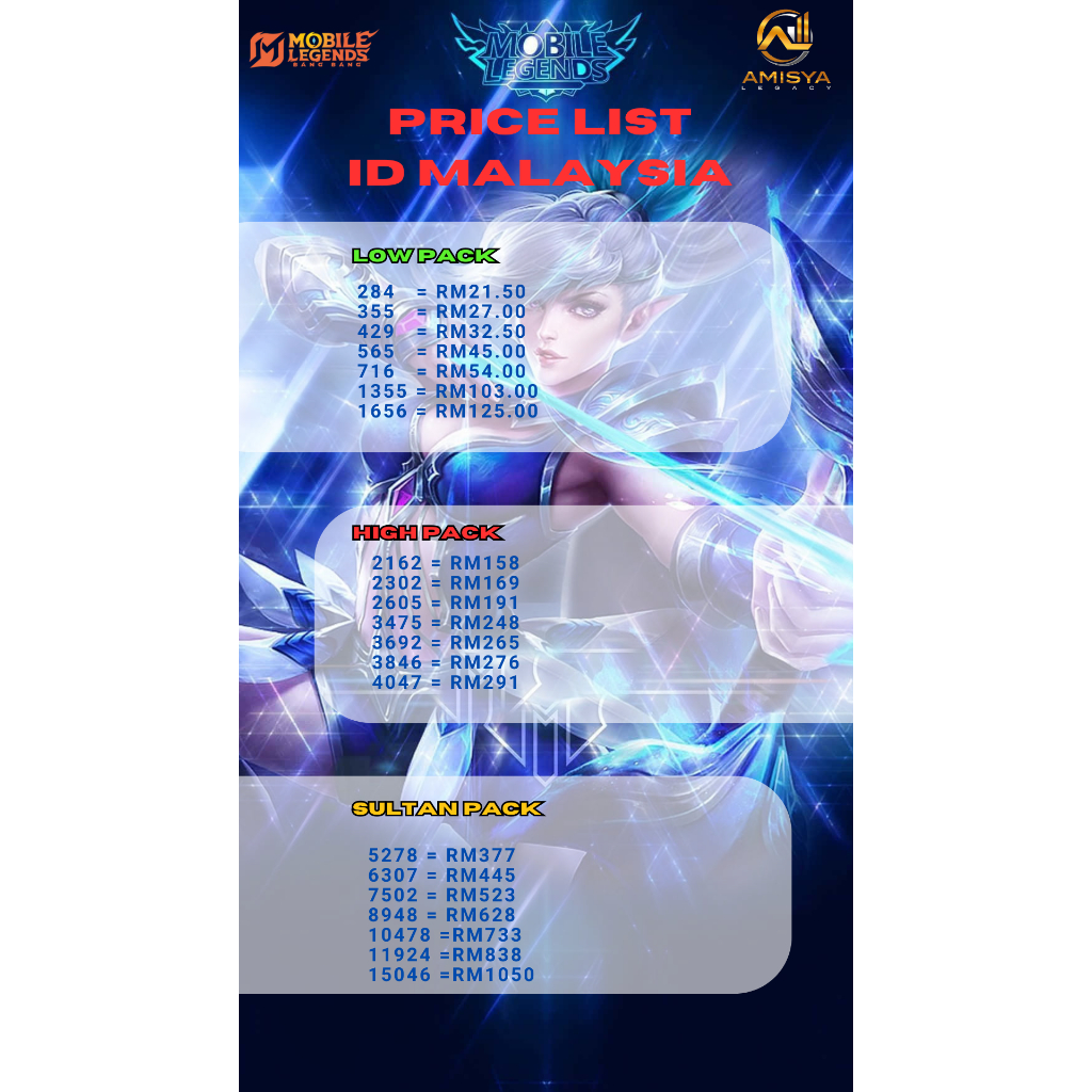Joki | MLBB Rank Boost | DM | PC Game | Shopee Malaysia