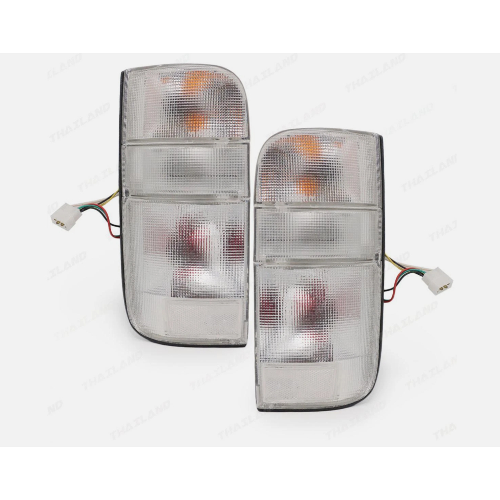 Tail Lamp Lights Fits Toyota Hiace Commuter Van LH112 125 '89 '97 '04 Clear Rear (1 Pair ...