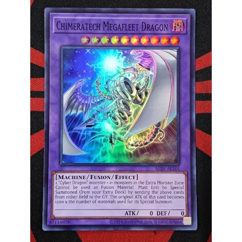 YUGIOH KONAMI ALIN-AE101 QCCP-JP024 TT01-JPA29 Chimeratech Megafleet Dragon (C/SR/UR/SCR ...