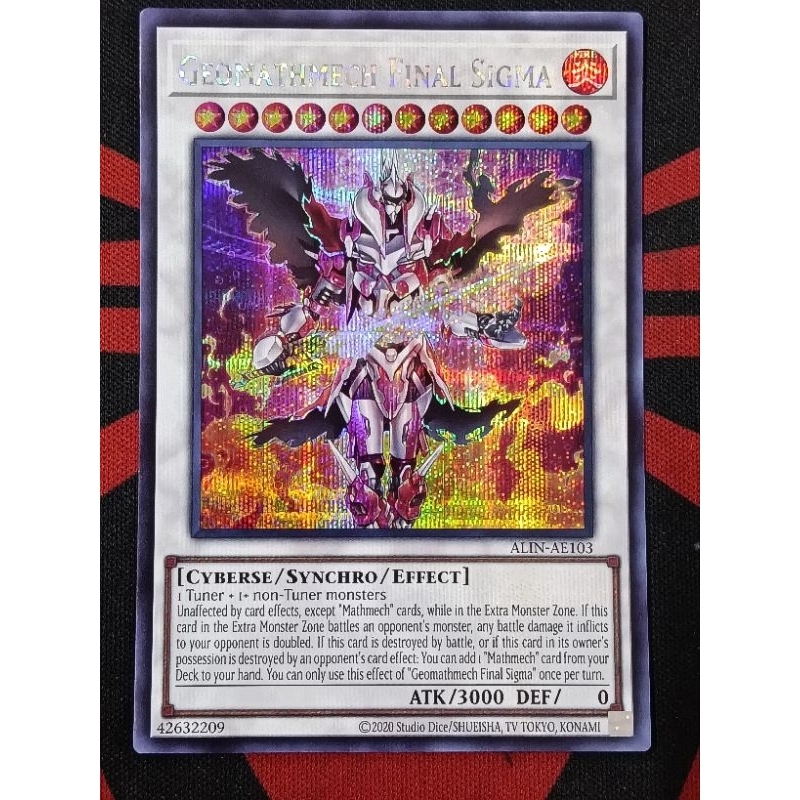 YUGIOH KONAMI ALIN-AE103 Geomathmech Final Sigma (UR/UTR/SCR) | Shopee Malaysia