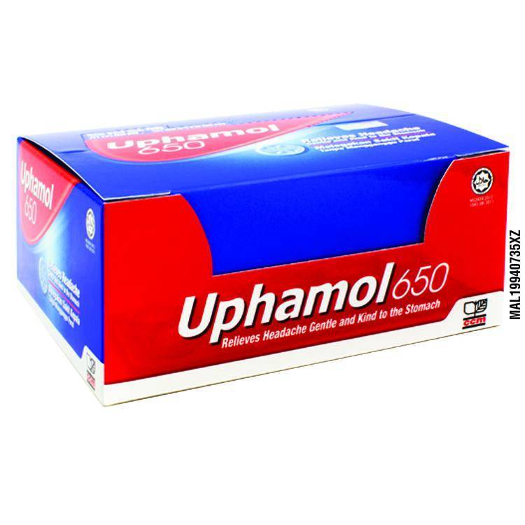 UPHAMOL 650 ( 10 tablets X 18 blisters) | Shopee Malaysia