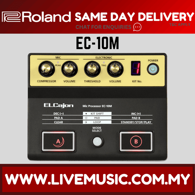 Roland EC-10M - EL Cajon Microphone Processor (EC10M/EC10) | Shopee ...