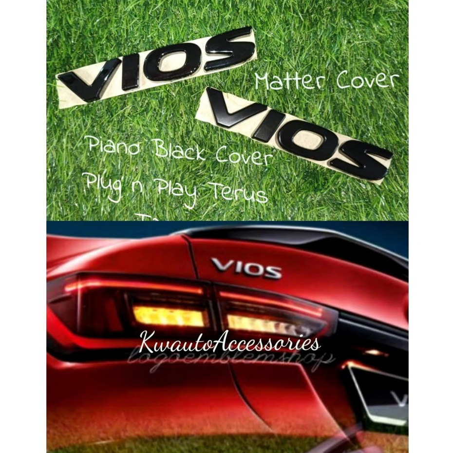 TAMPAL TERUS PLUG N PLAY *VIOS* Toyota Vios 2023-2025 new car logo ...