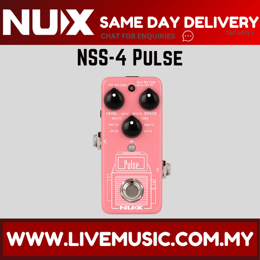 NUX NSS-4 MINI CORE SERIES PLUS PULSE MINI IR LOADER PEDAL ( NSS4 / NSS ...