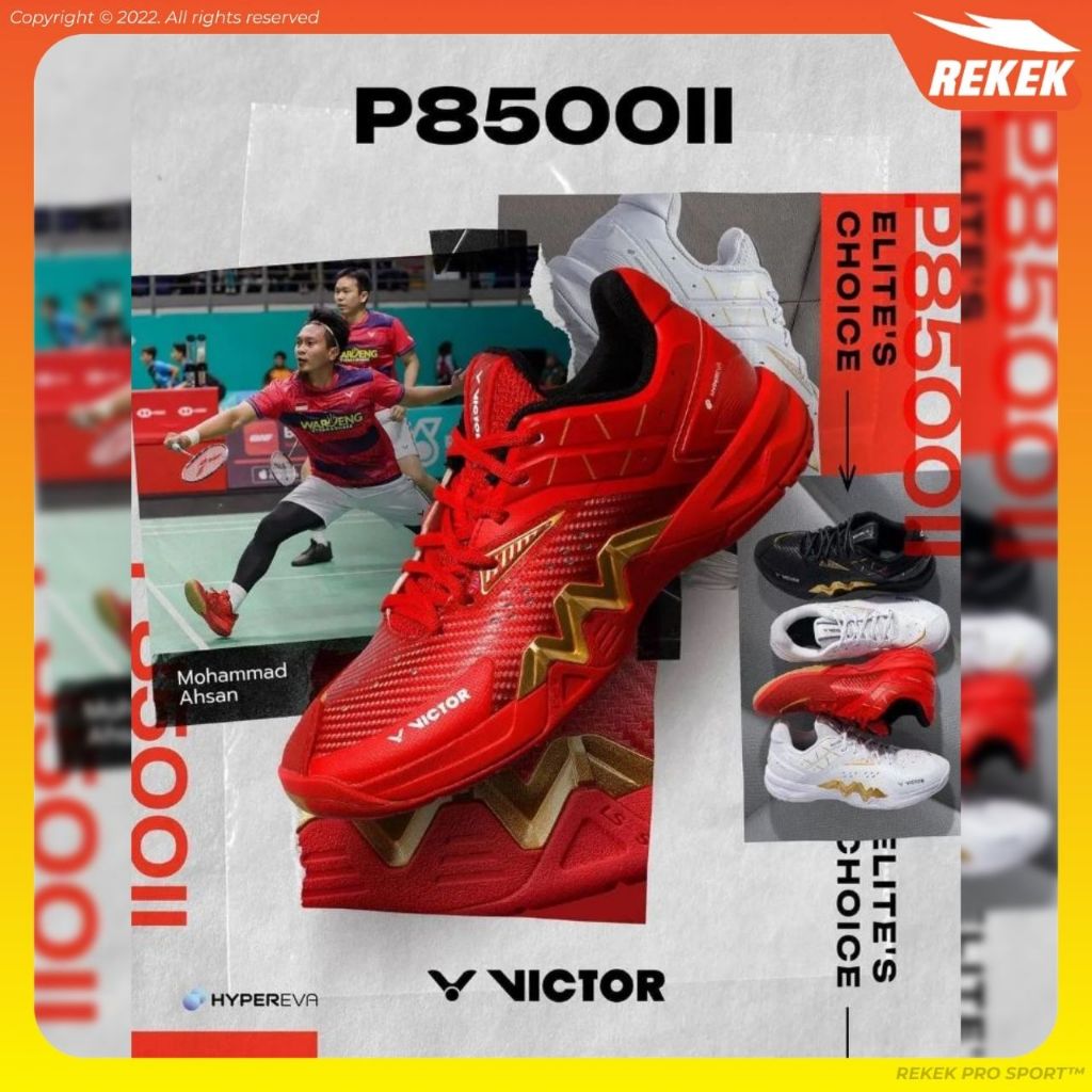 VICTOR P8500II With 9 Technology Badminton Shoes Original VICTOR Kasut ...