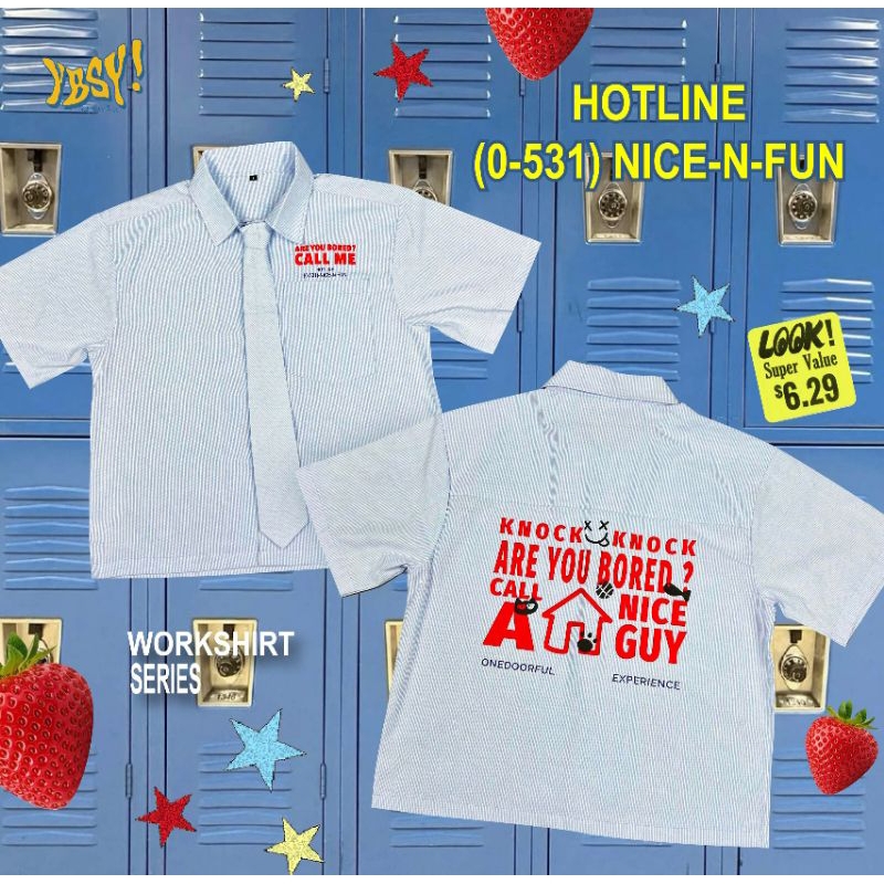 YBSY NICE GUY WORK SHIRT | Shopee Malaysia