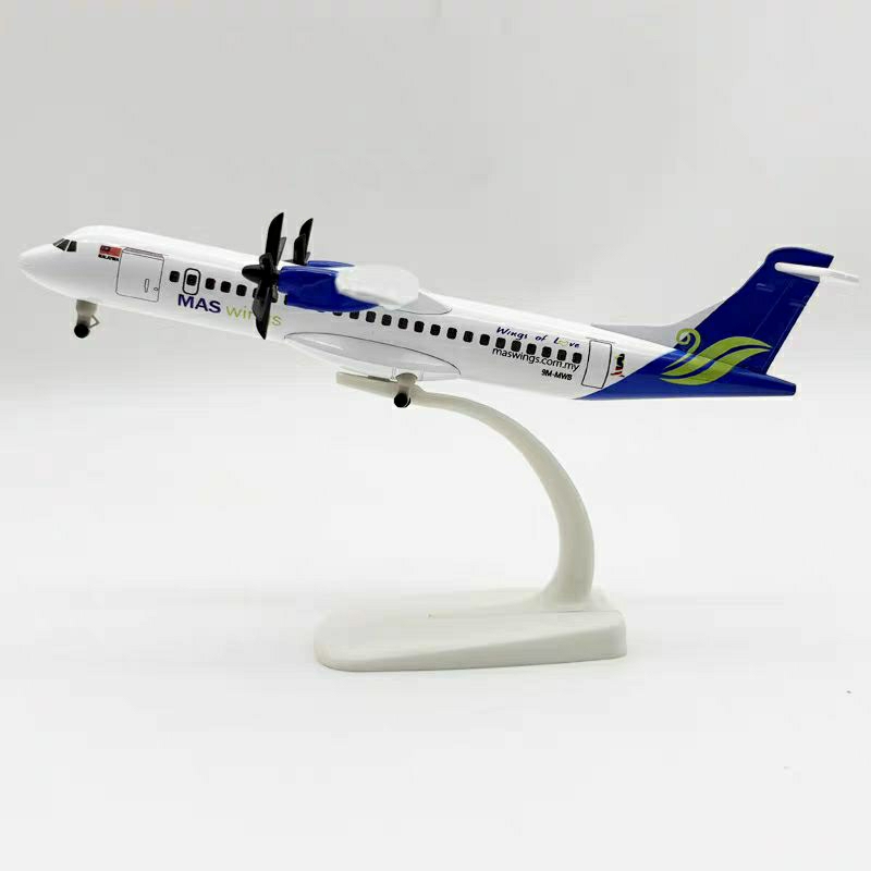 Malaysia MAS Wing ATR-72 Aircraft 1/150 Diecast display model | Shopee ...