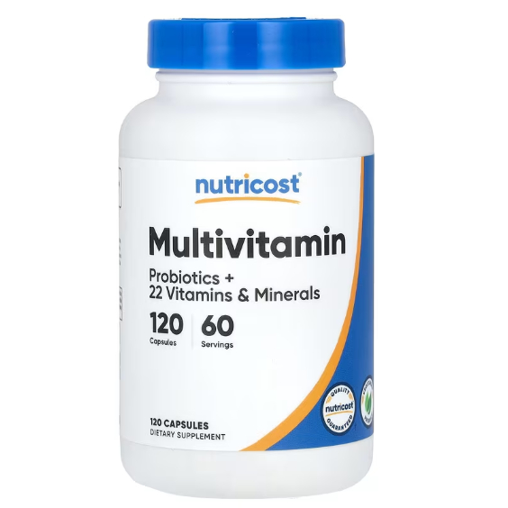Nutricost, Multivitamin, Probiotics + 22 Vitamins & Minerals , 120 ...
