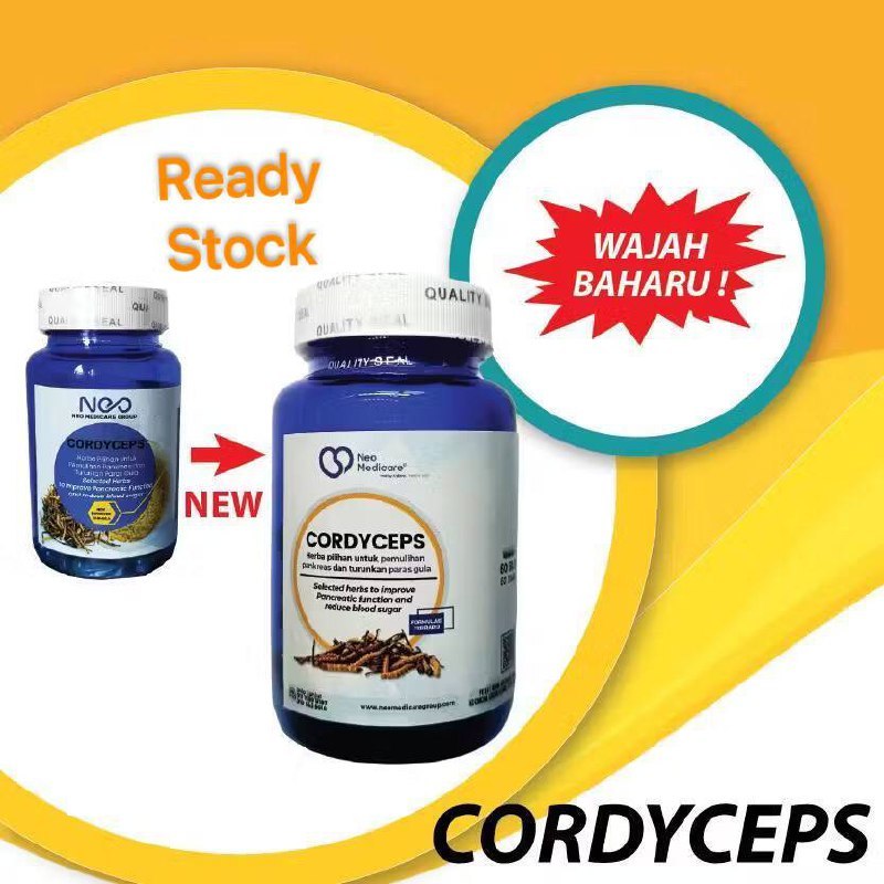CORDYCEPS - UBAT KENCING MANIS (TURUNKAN PARAS GULA DALAM DARAH ...