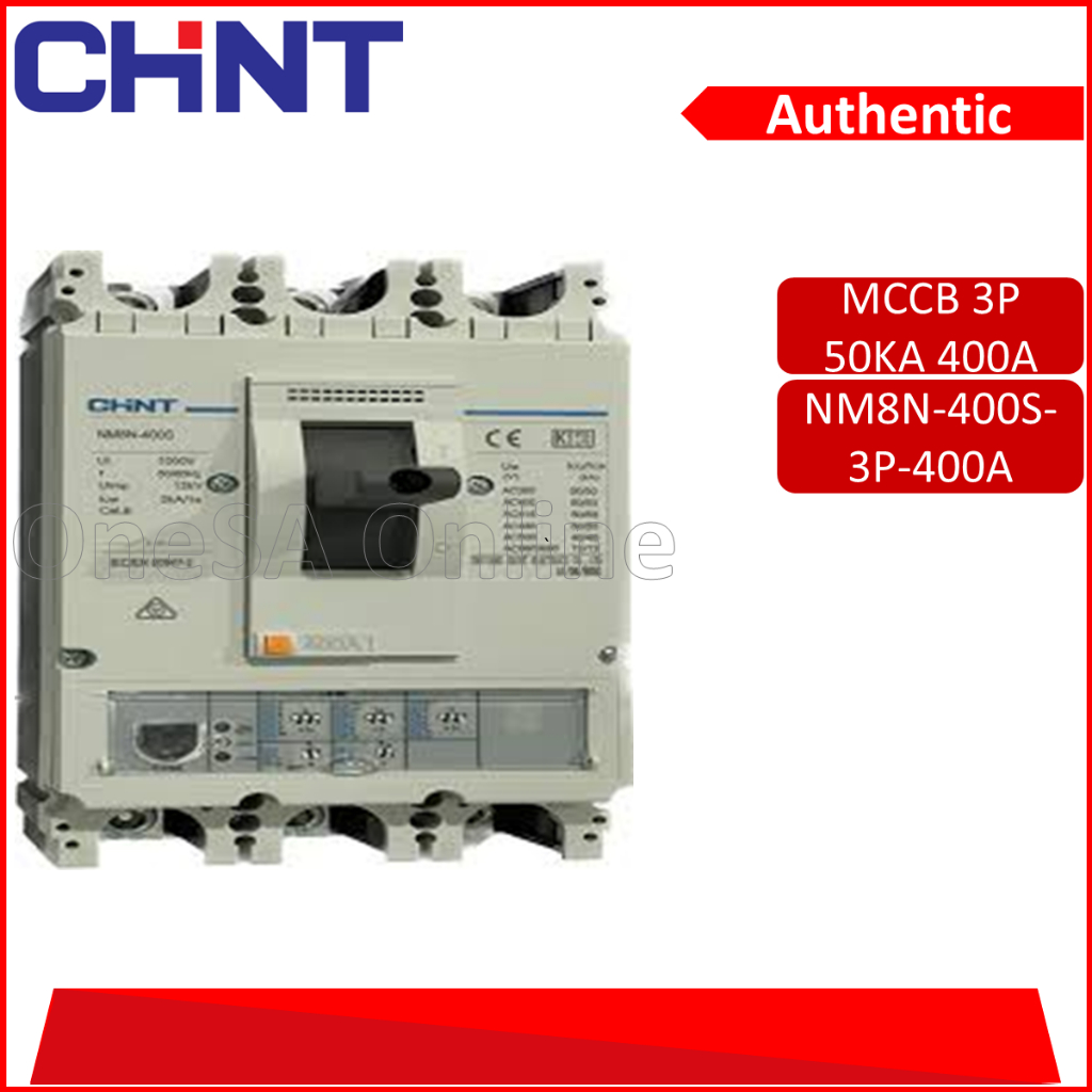 CHINT MCCB 3P 50KA 400A(CHINT-NM8N-400S-3P-400A) | Shopee Malaysia
