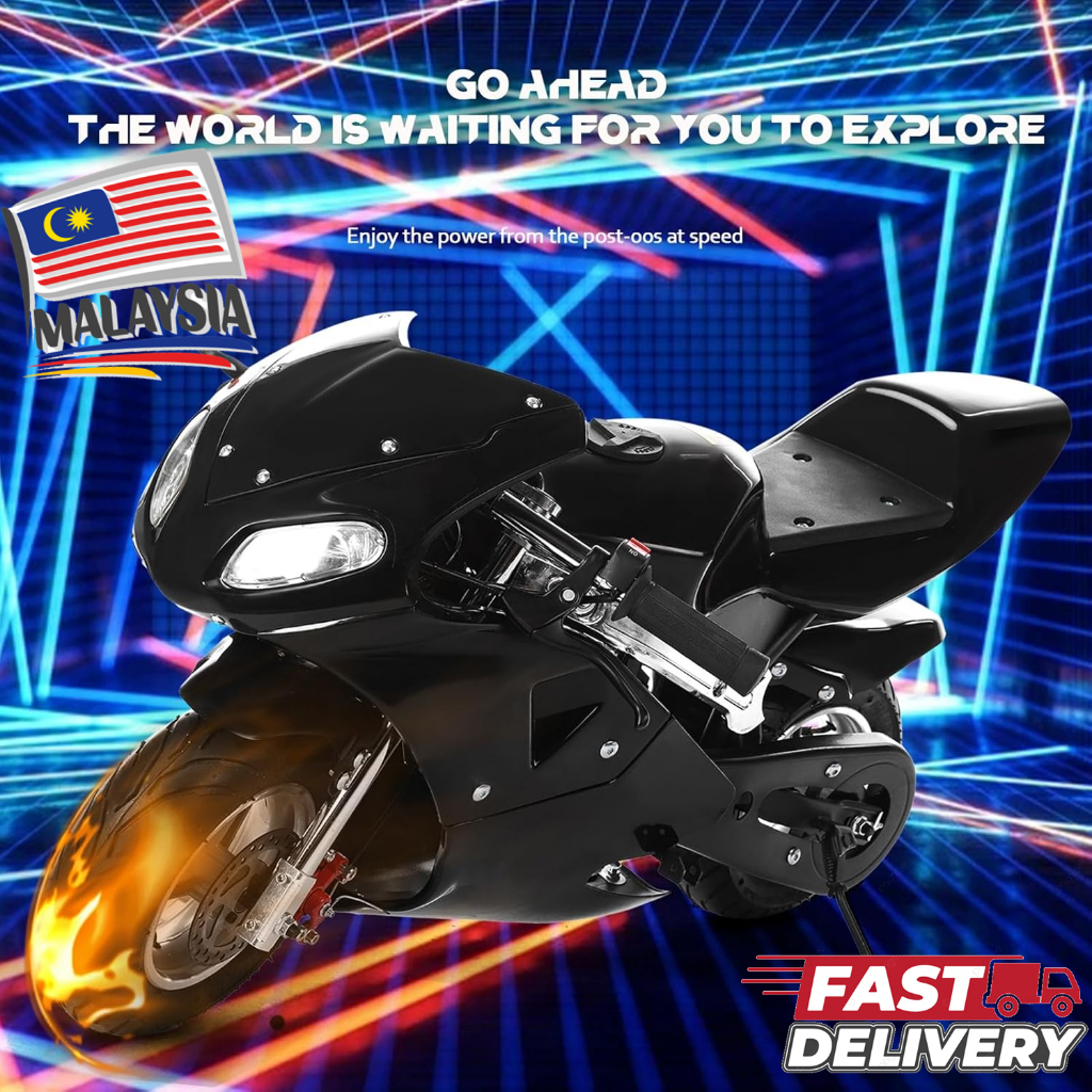 2025 New Kids Mini Pocket Motorcycle 49CC 2-Stroke Small Racing Car ...