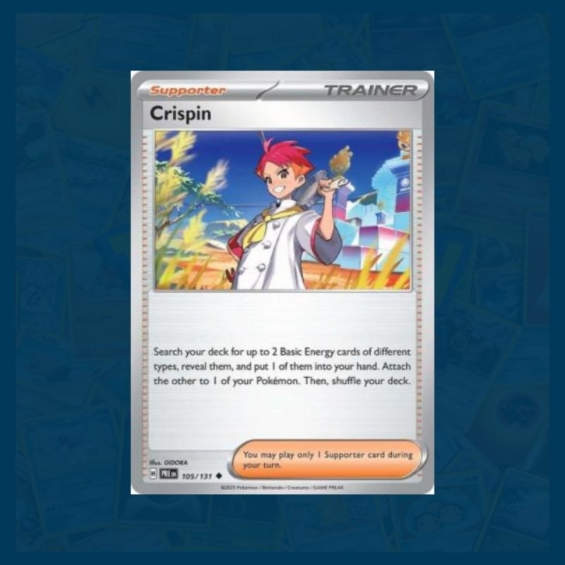 Crispin (105/131) Uncommon | Prismatic Evolution | Pokemon TCG Card ...