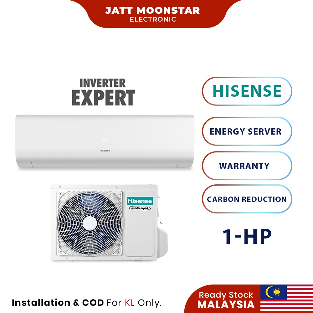 Hisense Inverter & Non-Inverter Air Conditioner [Online Exclusive] 1.0 ...