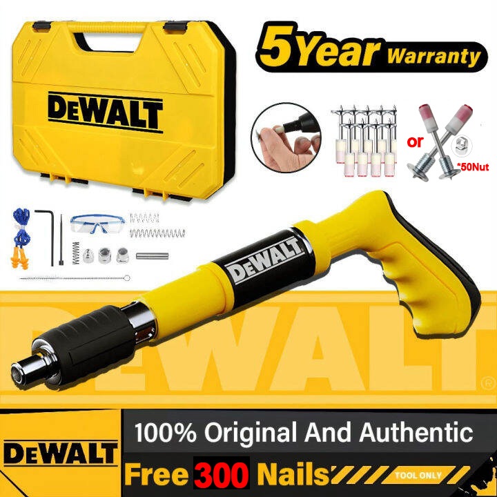DE nail Gun Electric Heavy Duty Manual Steel Nails Gun For Concrete ...